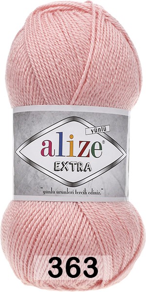 Пряжа Alize Extra 363 св.розовый купить в Москве, цены в интернет-магазине Yarn-Sale