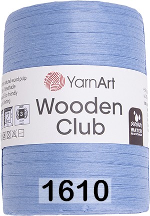 Пряжа YarnArt Wooden Club 1610 голубой купить в Москве, цены в интернет ...