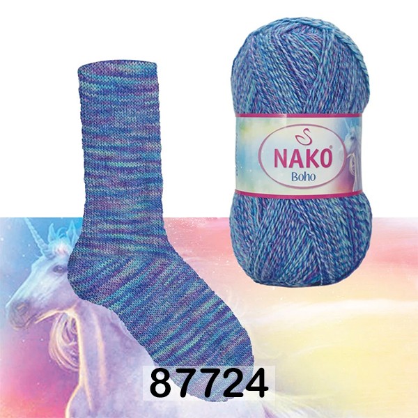 Пряжа Nako Boho Desen купить в Москве недорого, в интернет-магазине Yarn-Sale